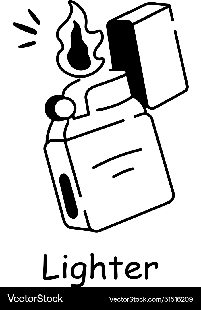 Lighter Royalty Free Vector Image - VectorStock