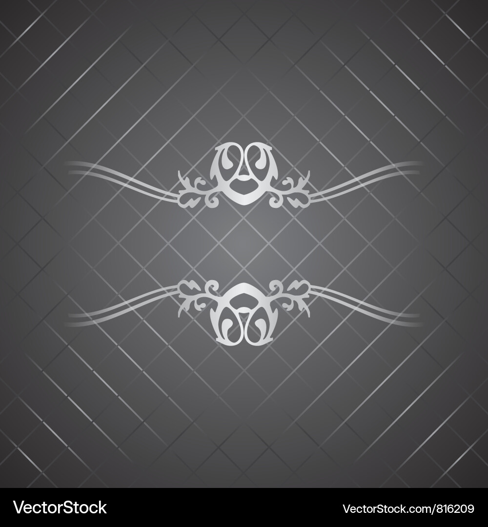 Silver background Royalty Free Vector Image - VectorStock