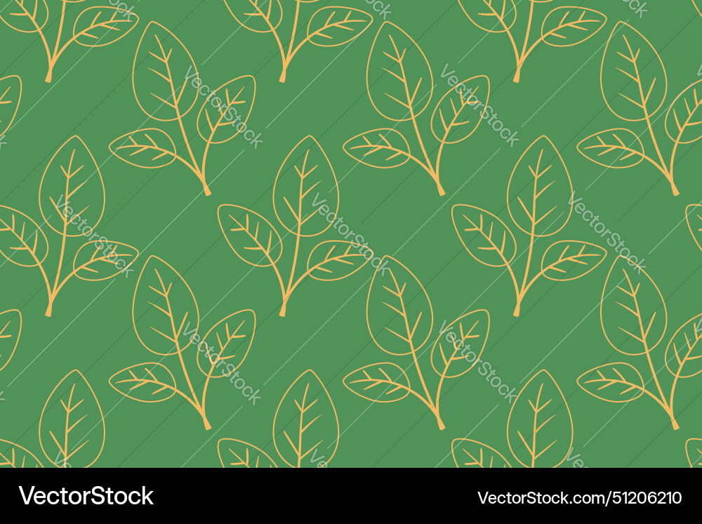 Hand drawn floral pattern design simple ornament Vector Image
