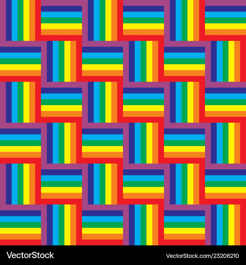 Seamless rainbow pattern Royalty Free Vector Image