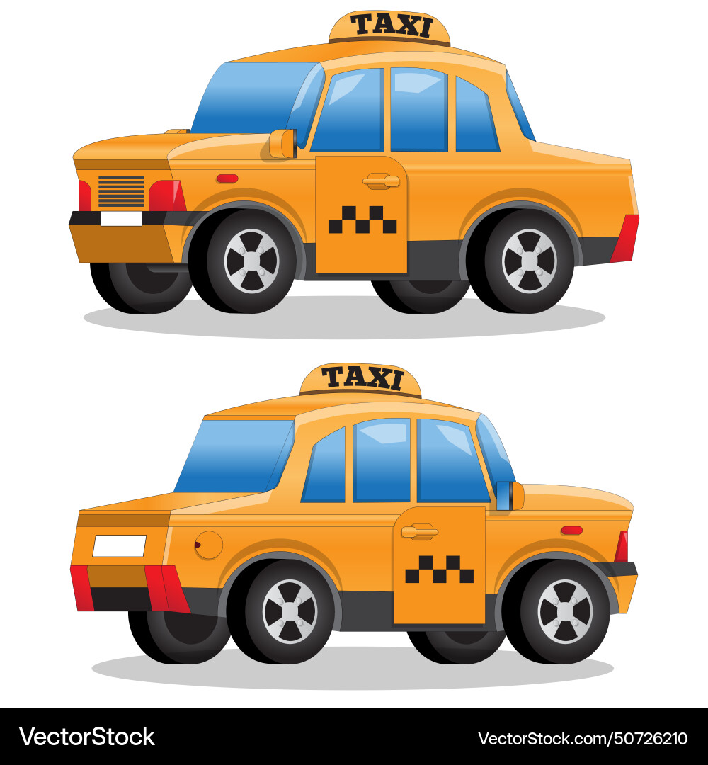 Taxi Royalty Free Vector Image - VectorStock