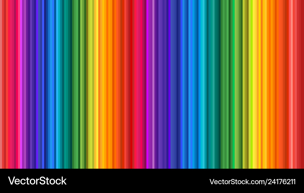 Colorful Rainbow Stripes Background Royalty Free Vector