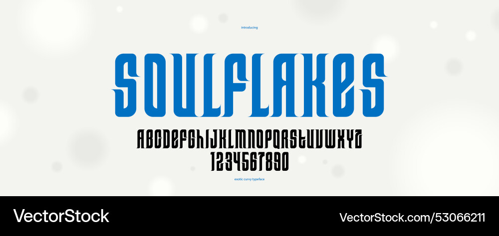 Modern luxury font elegant display typeface Vector Image