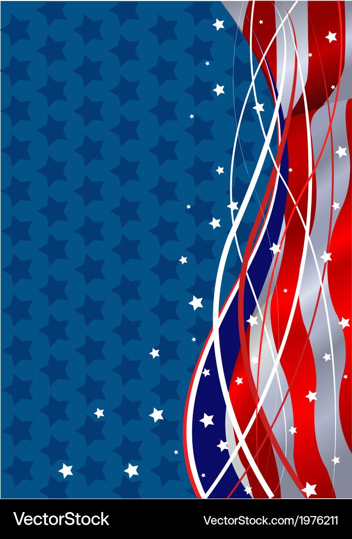 Patriotic background Royalty Free Vector Image