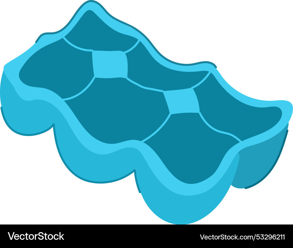 Stand egg holder cartoon Royalty Free Vector Image