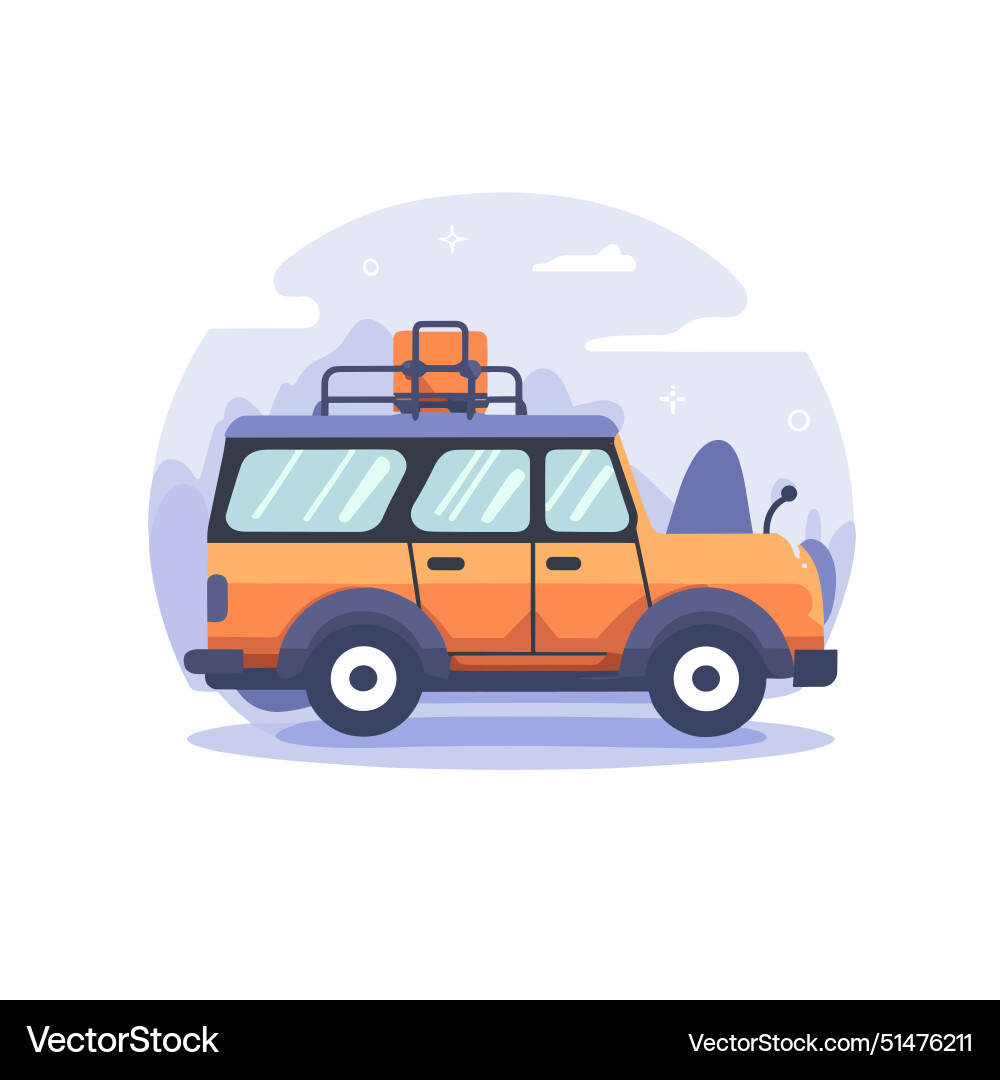 Vehicle flat style Royalty Free Vector Image - VectorStock