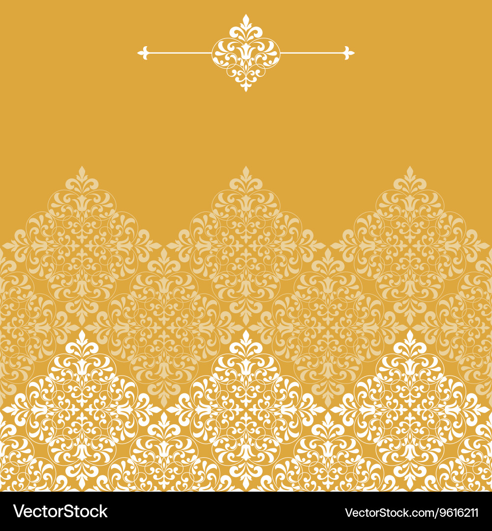 Vintage pattern for invitation or greeting card Vector Image