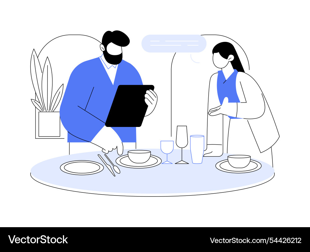 Event venue preparation isolated cartoon Vector Image