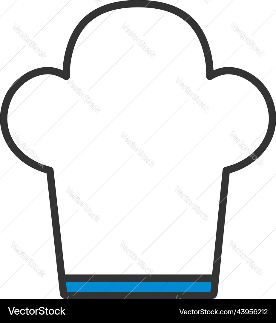 Icon of chief cap Royalty Free Vector Image - VectorStock