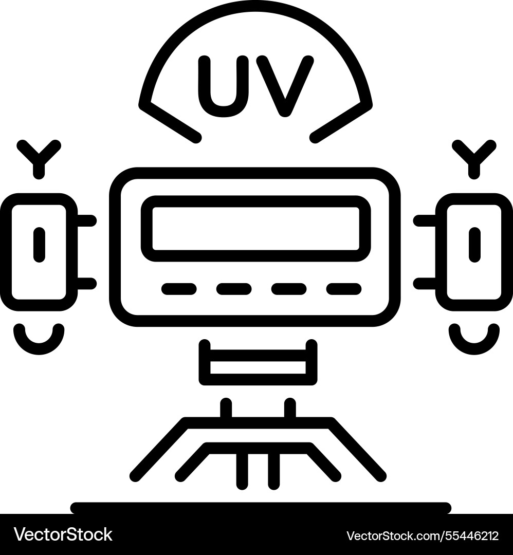 Uv tracker Royalty Free Vector Image - VectorStock