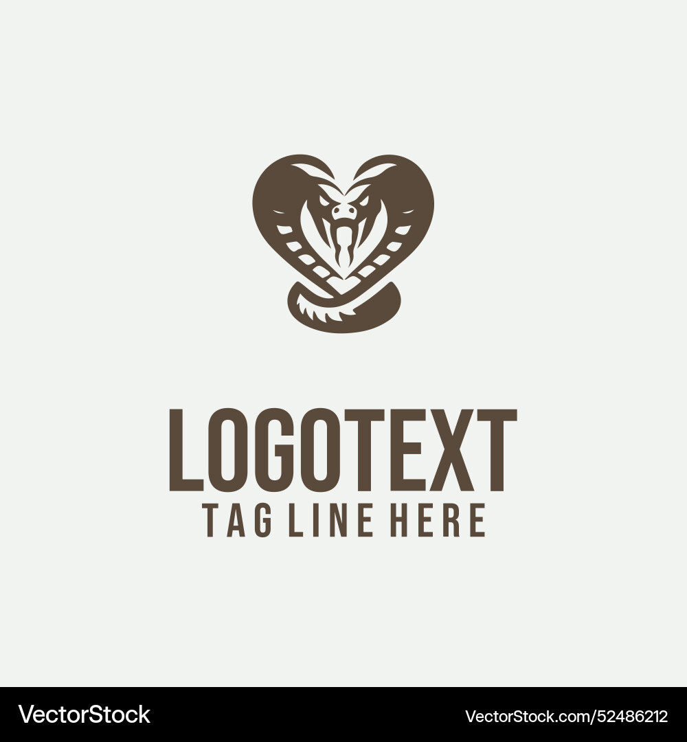 Viper snake logo Royalty Free Vector Image - VectorStock