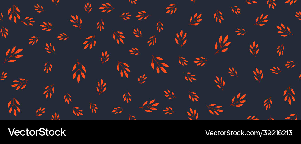 Autumn wallpaper textile decoration texture Vector Image