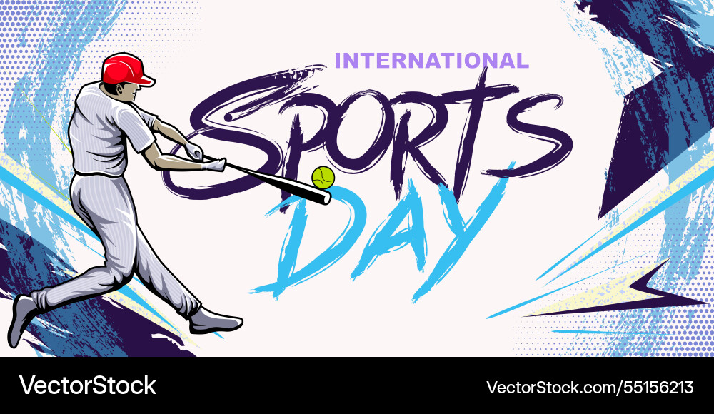 Baseball abstract sports background Royalty Free Vector