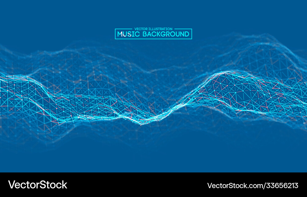 Blue background design colourful music Royalty Free Vector