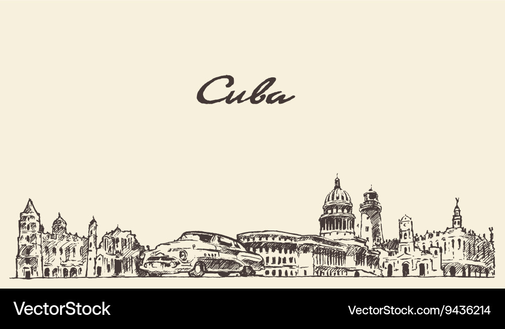 Architecture City Cuba Havana Skyline Vector Images (over 120)