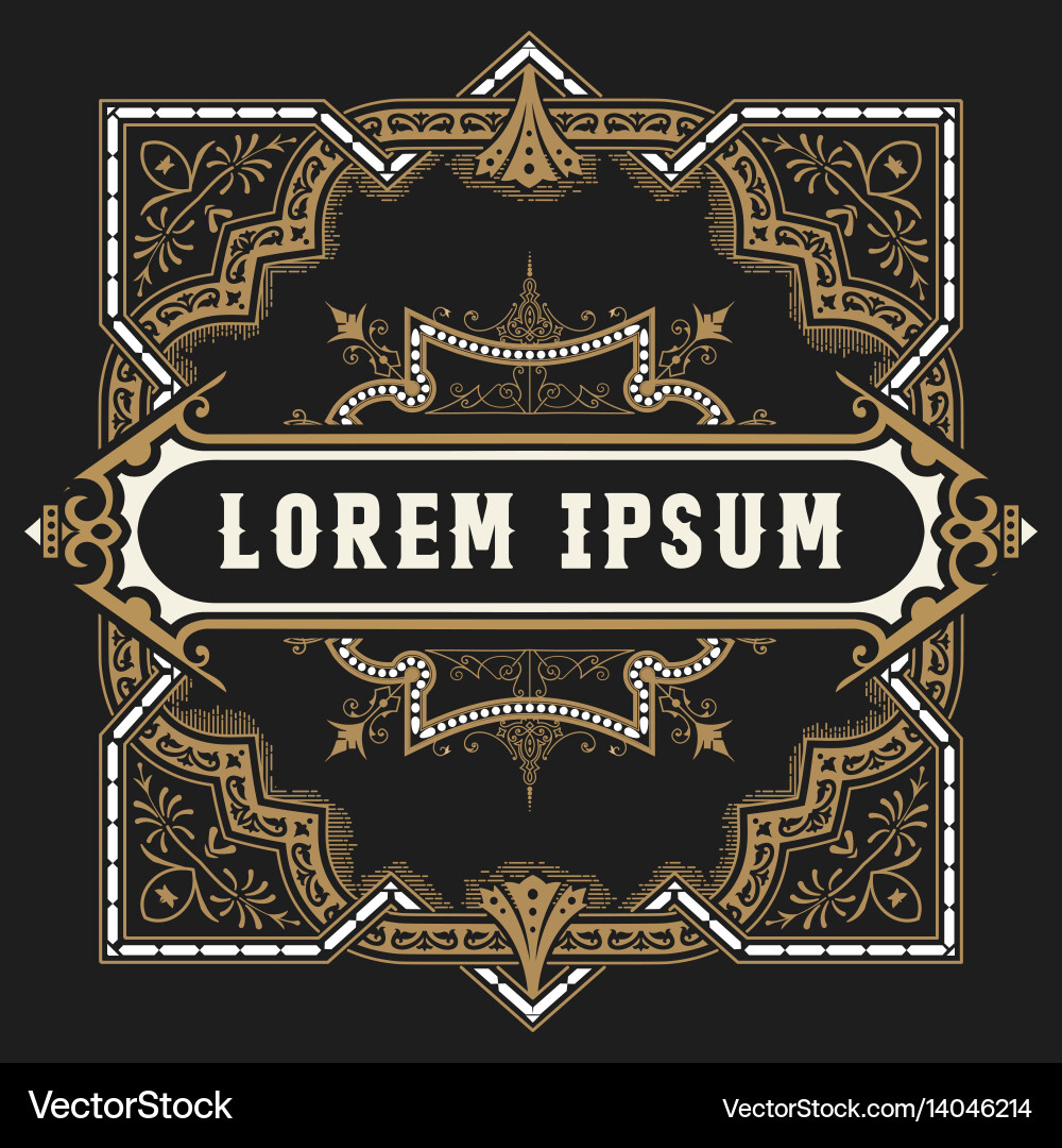 Western card Royalty Free Vector Image - VectorStock