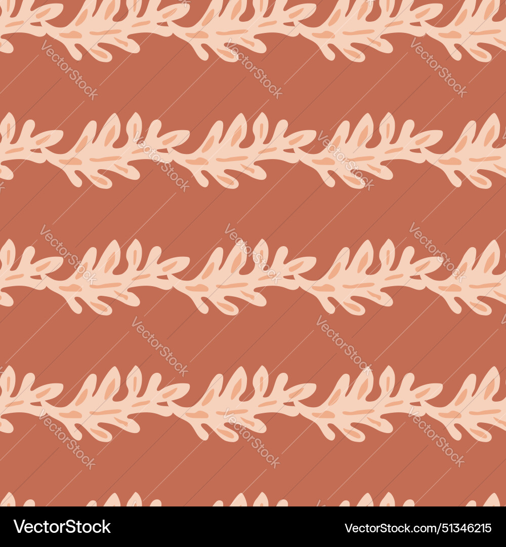 Botanical seamless backdrop featuring foliage Vector Image