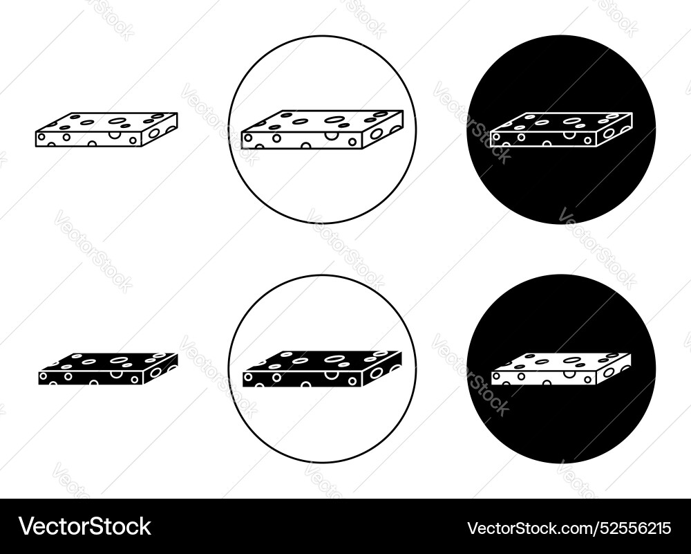 Halva icon set on white background Royalty Free Vector Image