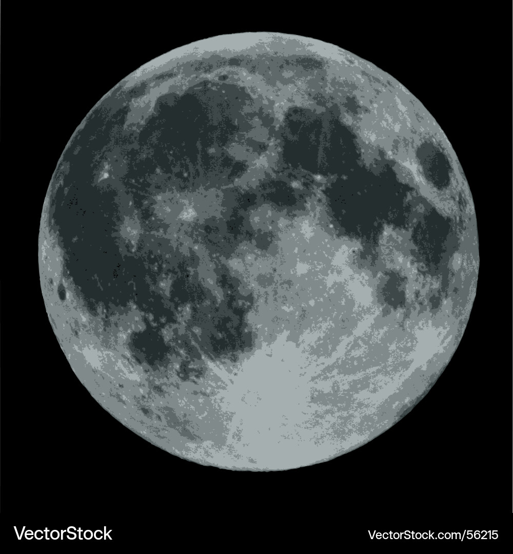 Moon Royalty Free Vector Image - VectorStock