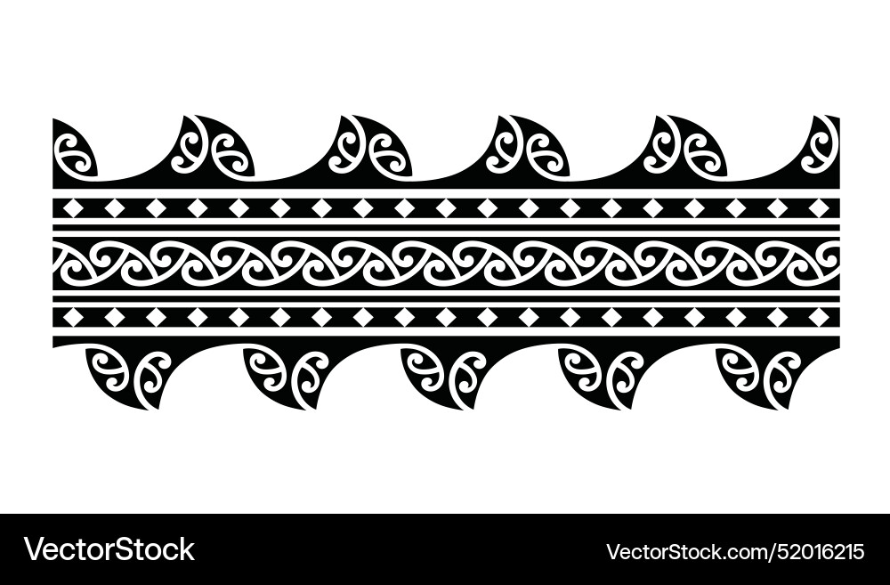 Polynesian Tribal Band Royalty Free Vector Image