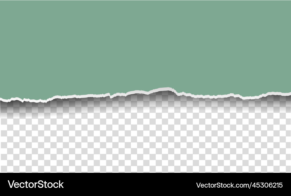 Realistic green pastel ripped paper Royalty Free Vector