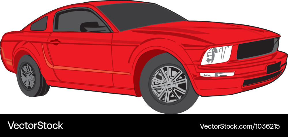 Redcar Royalty Free Vector Image - VectorStock