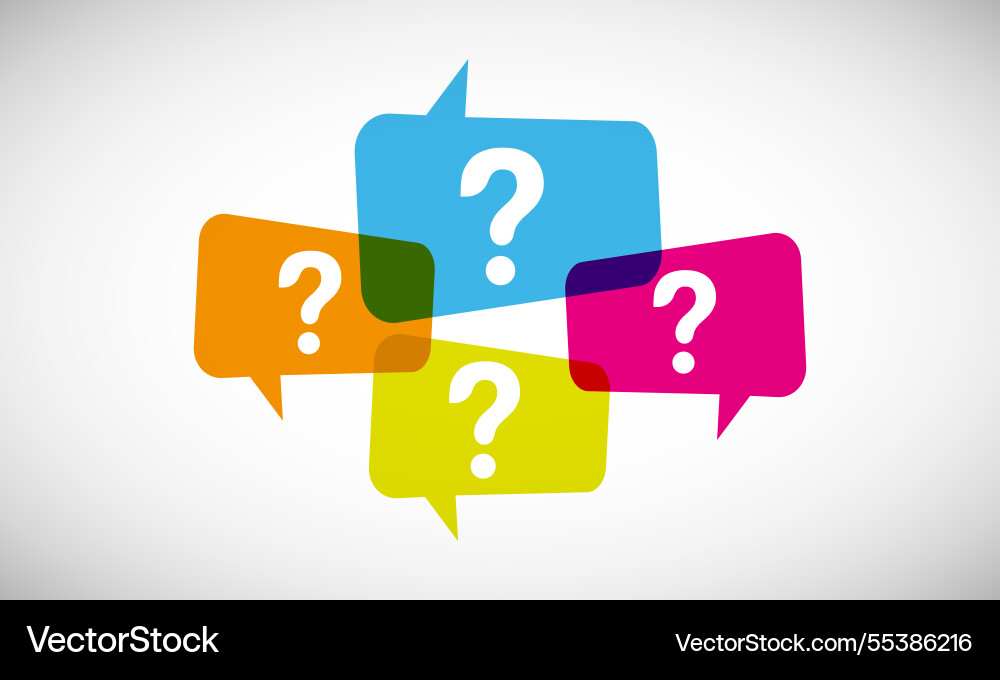 Fragezeichen Icon Antwort Lizenzfreies Vektorbild