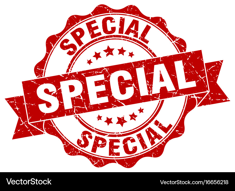 Special stamp sign seal Royalty Free Vector Image