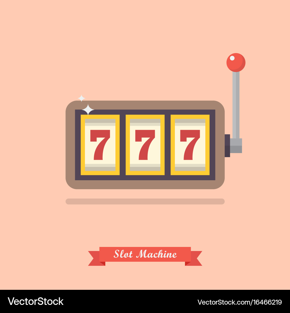 Retro Slot Machine Royalty Free Vector Image - VectorStock