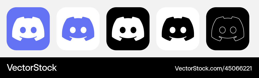 App icon discord Royalty Free Vector Image - VectorStock