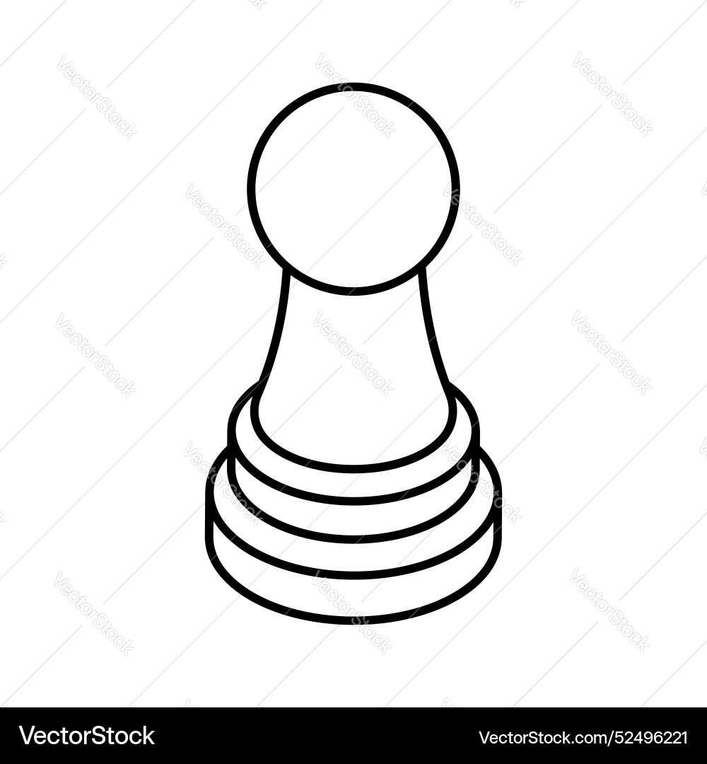 Chess piece Royalty Free Vector Image - VectorStock