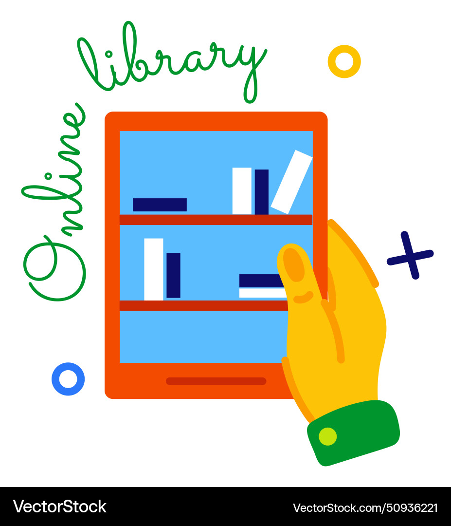 Online library Royalty Free Vector Image - VectorStock