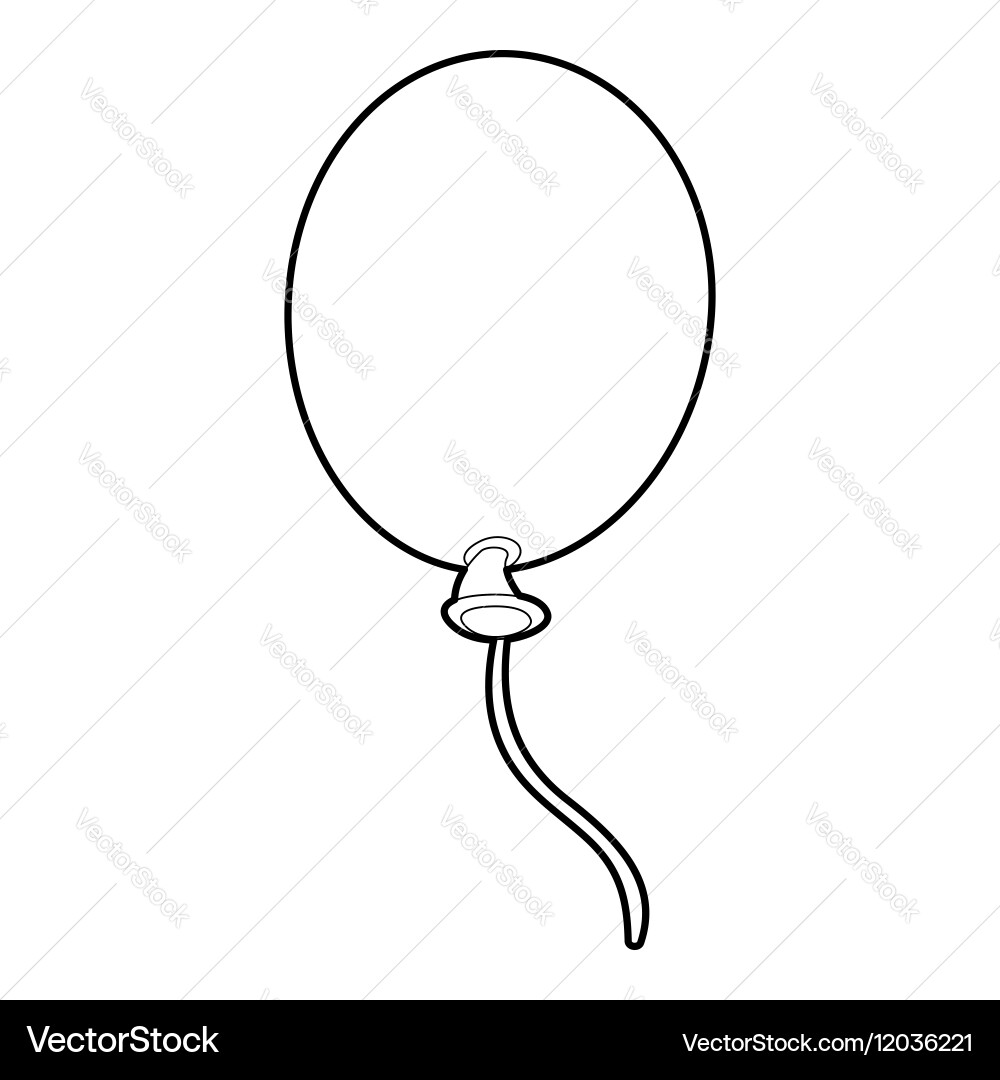 Simple Balloon Icon Royalty Free Vector Image - VectorStock