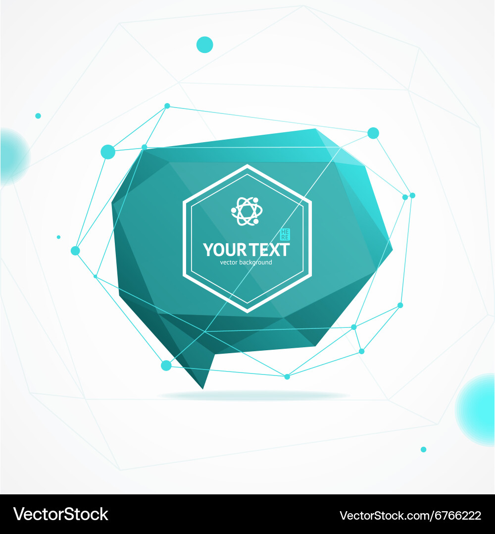 Abstract geometry background Royalty Free Vector Image