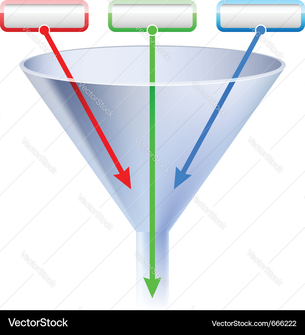Arrows Funnel Vector Images (over 5,400)
