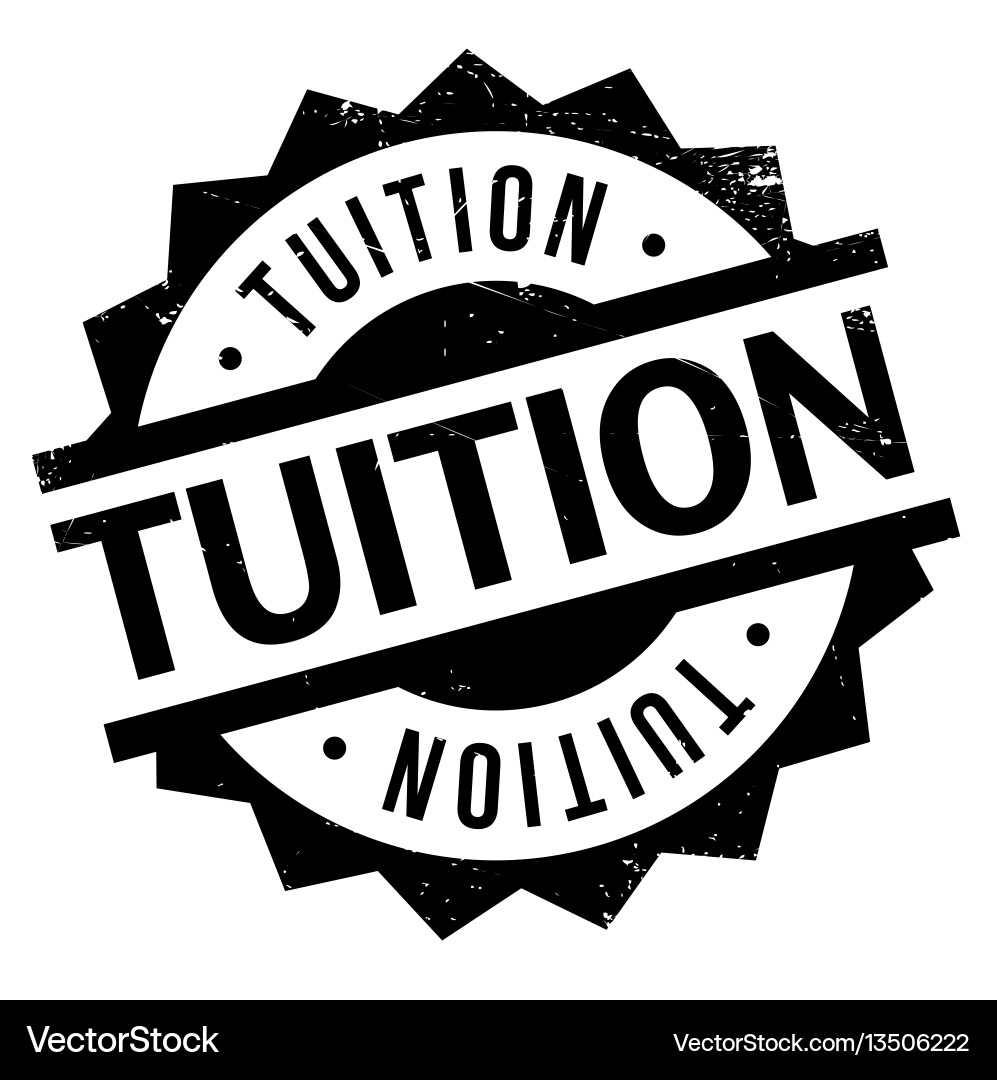 Tuition rubber stamp Royalty Free Vector Image