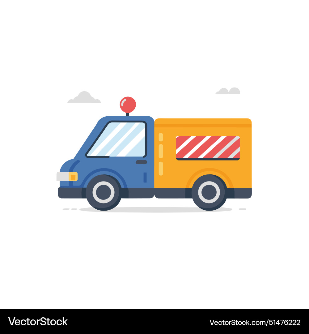 Vehicle flat style Royalty Free Vector Image - VectorStock