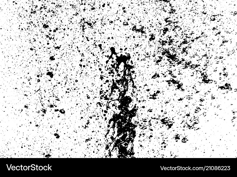 Schwarze Farbe Flecken Überlagerung Textur Vektorbild