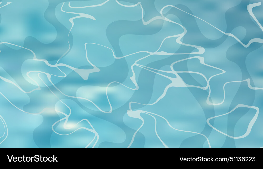 Water Ripple Texture - Blue Sunlight Royalty Free Vector