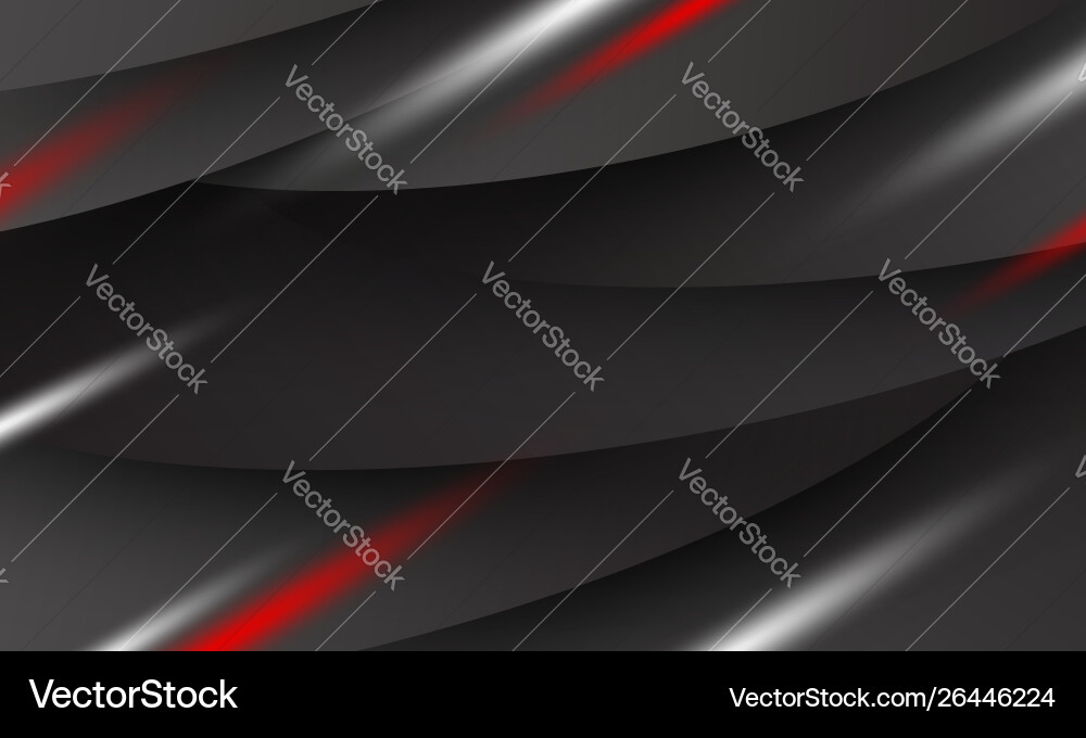 Abstract Black Banner Background Royalty Free Vector Image