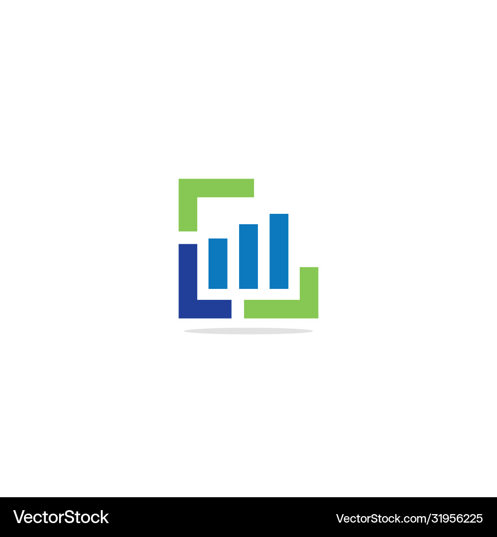 Business chart line company logo – Royalty-Free Vector | VectorStock