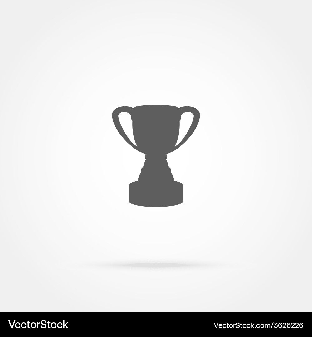 Cup champion icon Royalty Free Vector Image - VectorStock