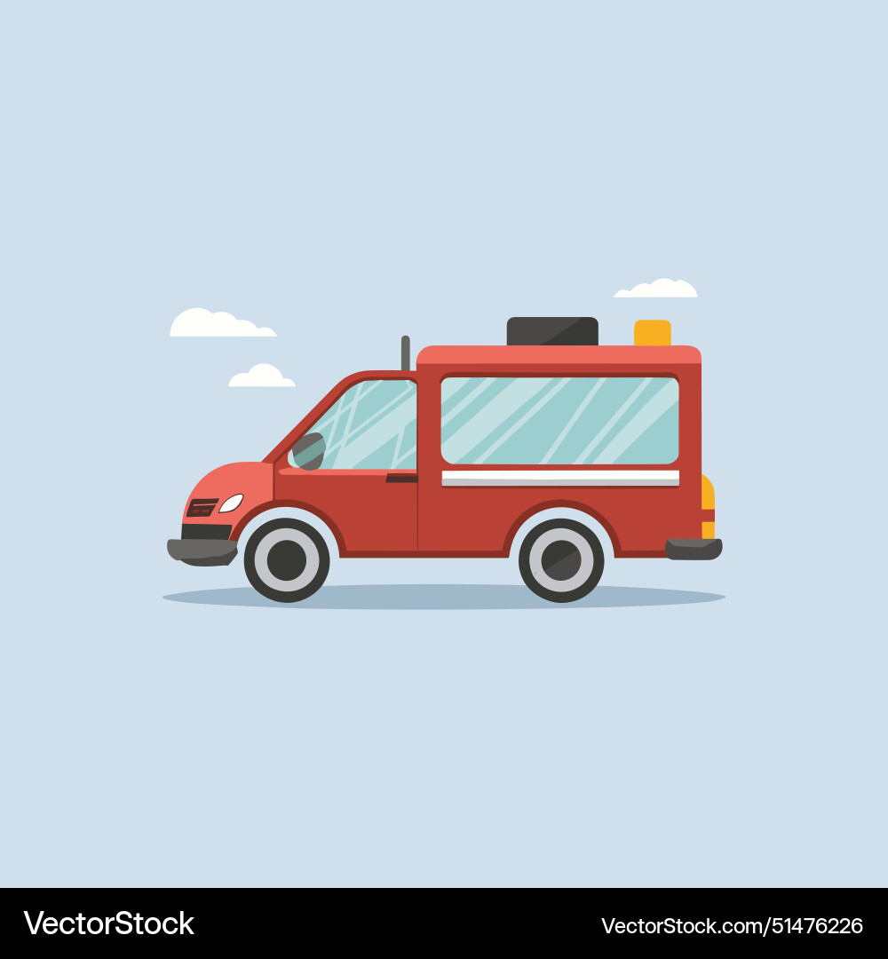 Vehicle flat style Royalty Free Vector Image - VectorStock