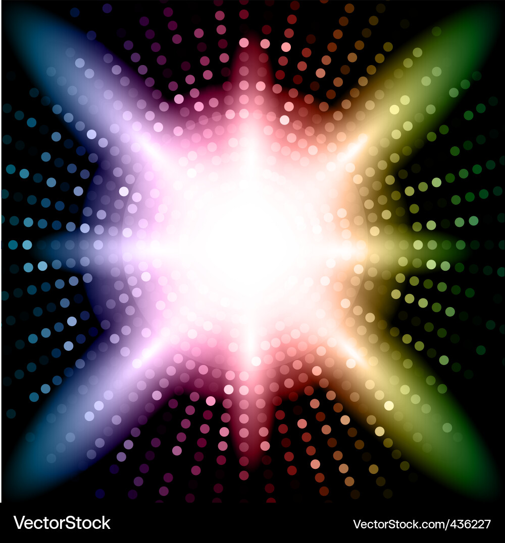 Colorful lights Royalty Free Vector Image - VectorStock