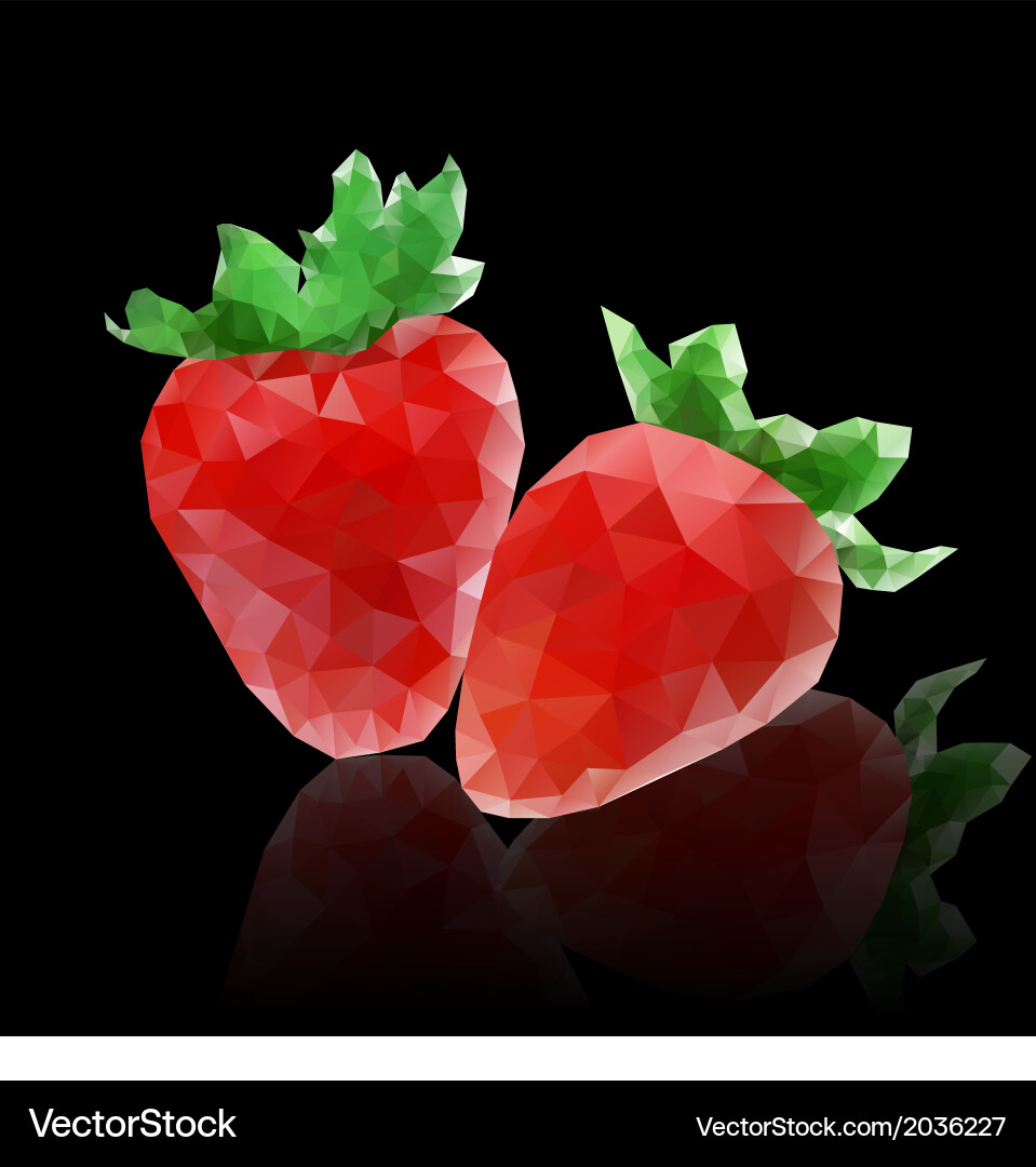 Strawberries Royalty Free Vector Image - VectorStock