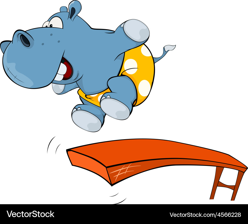 Hippo Royalty Free Vector Image - VectorStock
