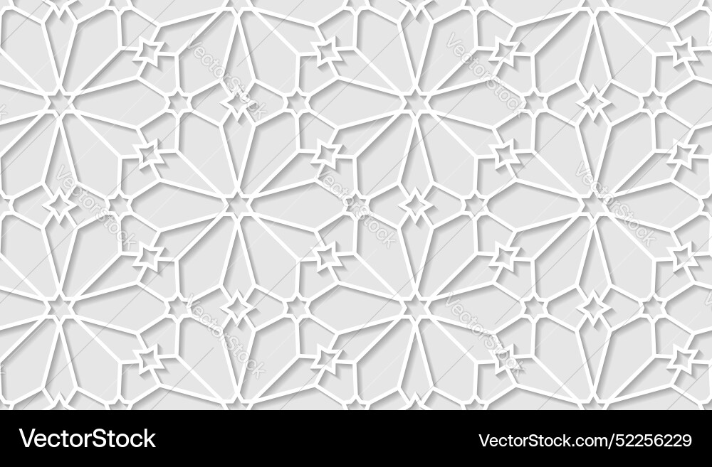 Arabic seamless pattern with classic islamic Vector Image