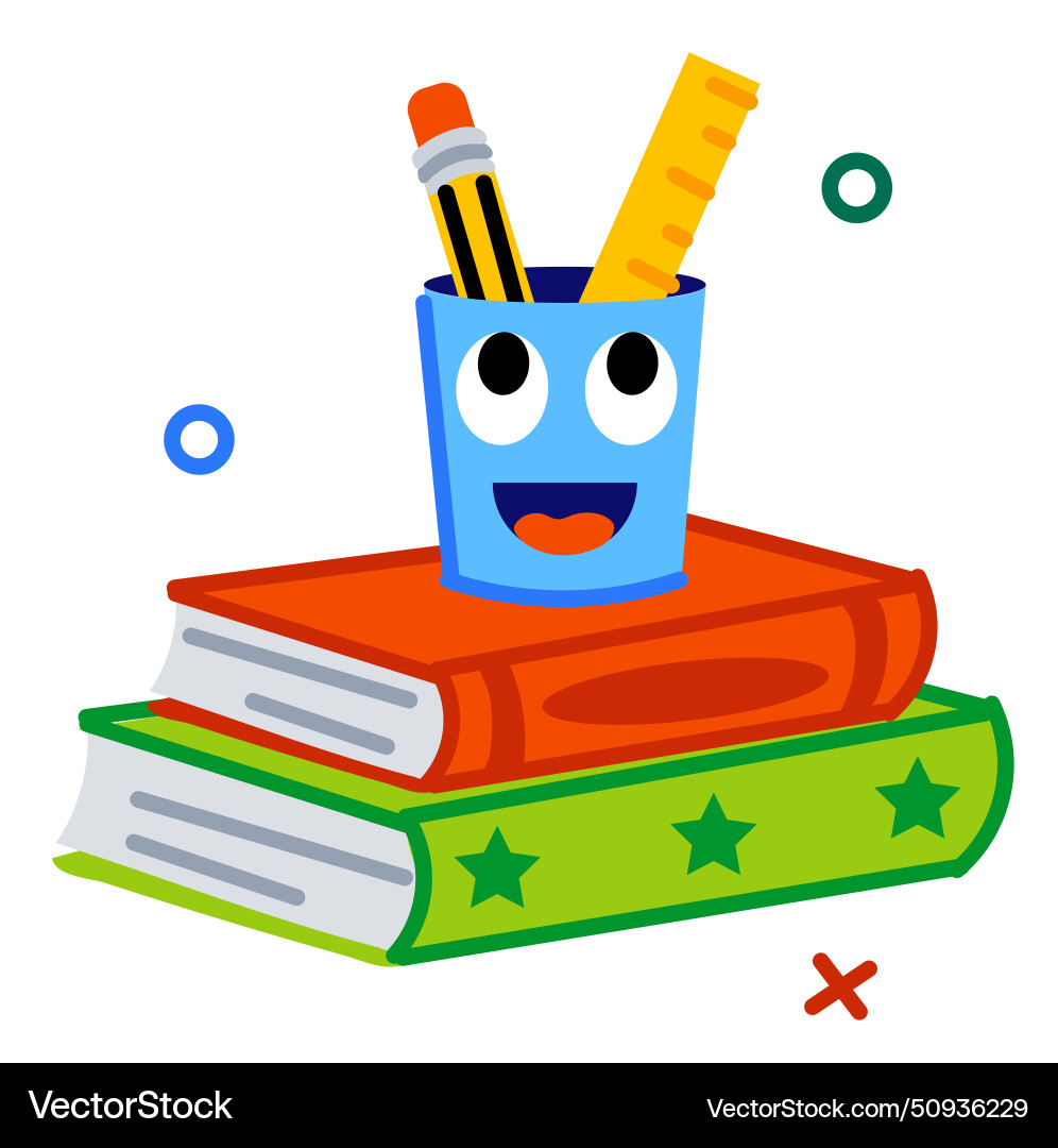 School supplies Royalty Free Vector Image - VectorStock