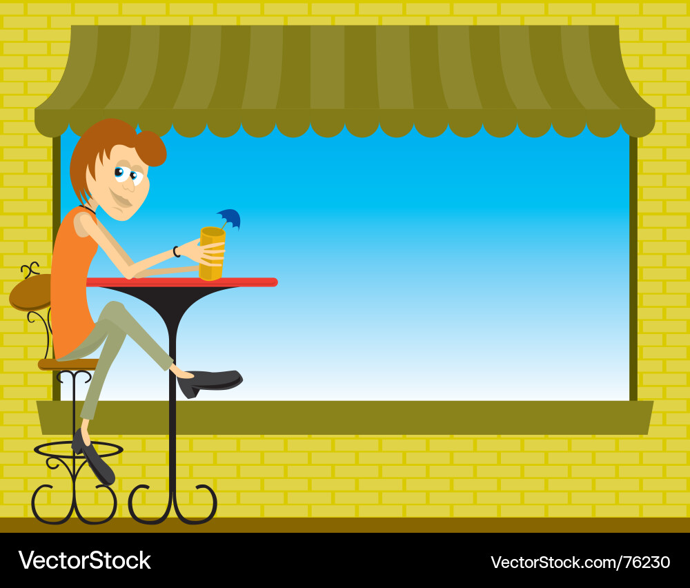 Cafe Royalty Free Vector Image - VectorStock