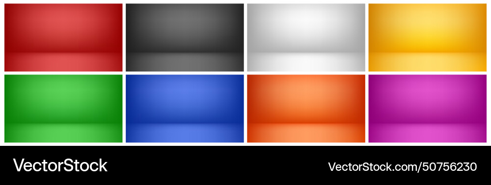 Realistic backgrounds for presentation or display Vector Image